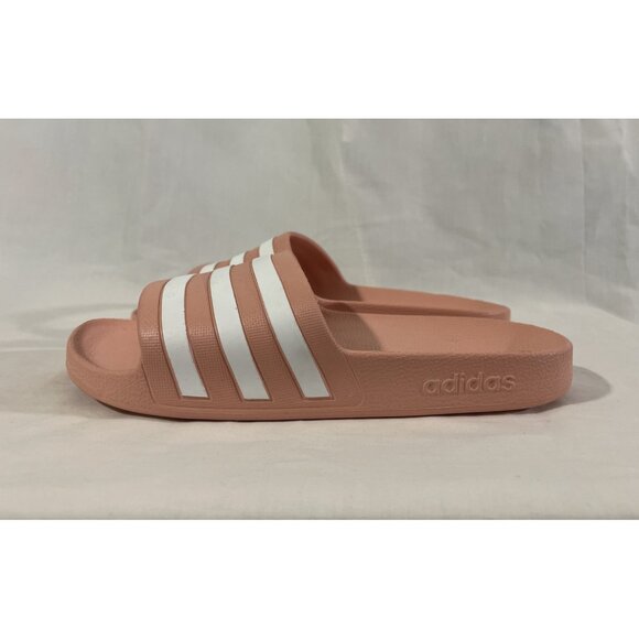 adidas | Shoes | Adidas Slides Womens Size 7 Peach Colored 3 Stripes S9 ...